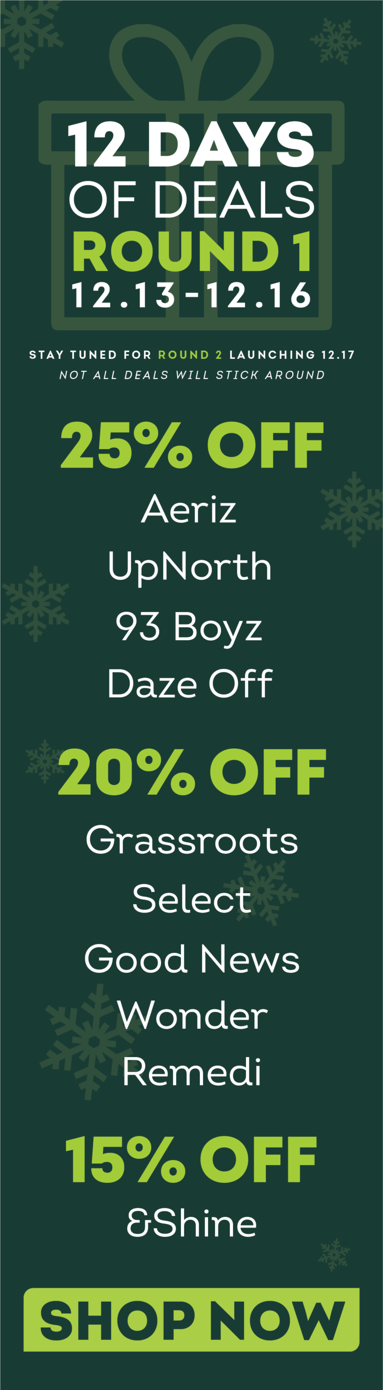 Sales & Discounts for Cannabis in Addison & Wheeling, Il